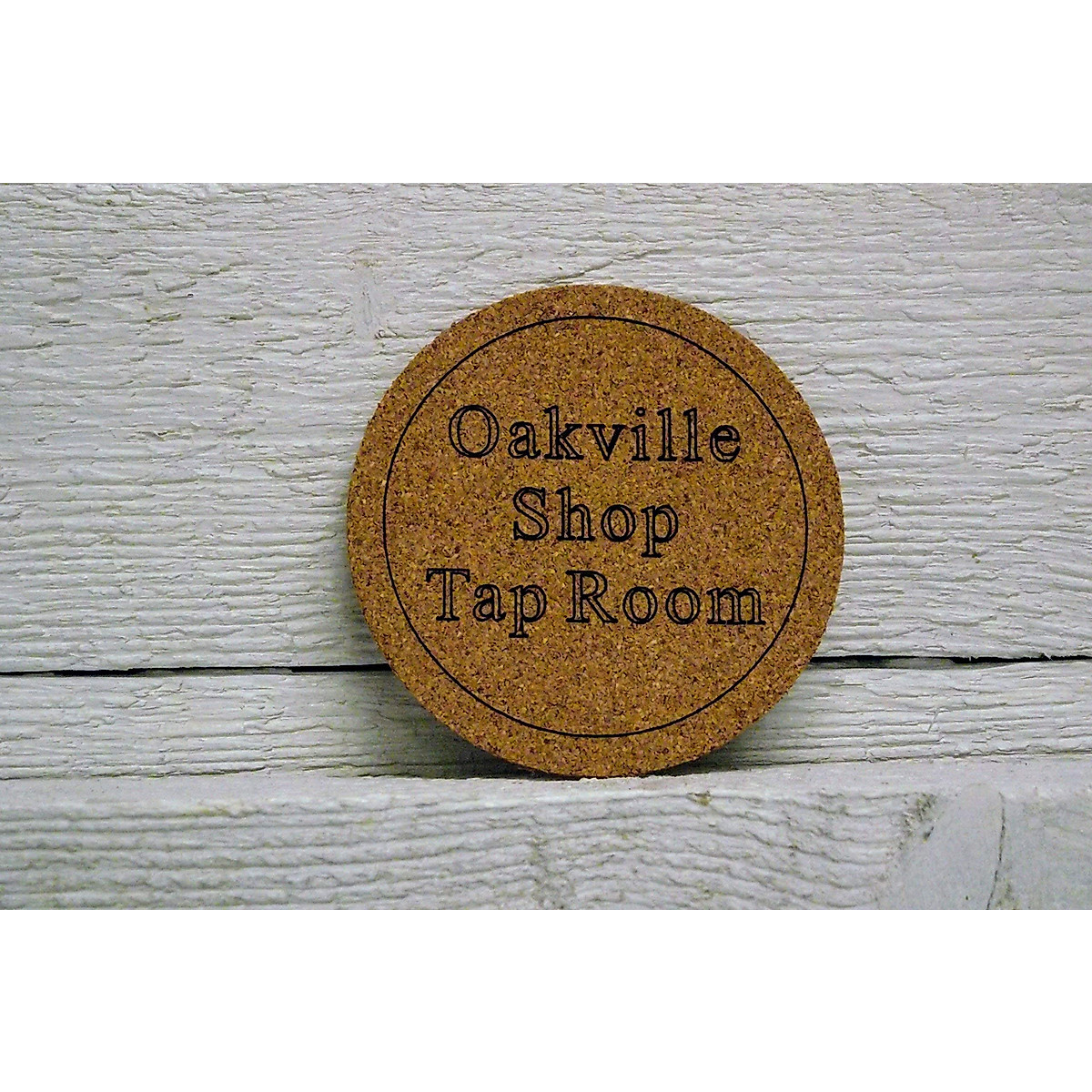 Cork Coaster set of 6 Personalized Custom Engraved. Great Gift, for Home Bar, Restaurant, Brewery, Homebrewer, complement Kegerator