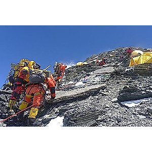 NorthPada 10mm 5 Meter Polyester Rock Static Climbing Rope Boat Anchor Marine Rope Dock Lines Arborist Tree Rope Hoist Rigging Line Orange