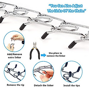 Dog Training Collar, Adjustable Dog Collar for Small Medium Large Dogs (M (Neck: 16"-18'' Weight: Around 50 lbs) New)