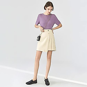 hash bubbie Womens White PU Leather Sneakers Low Top Tennis Shoes Casual Walking Shoes（Full Black.US7）