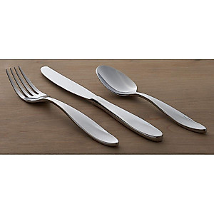 Oneida Tonya 20 Piece Everyday Flatware Set, Service for 4, 18/0 Stainless Steel, silverware set