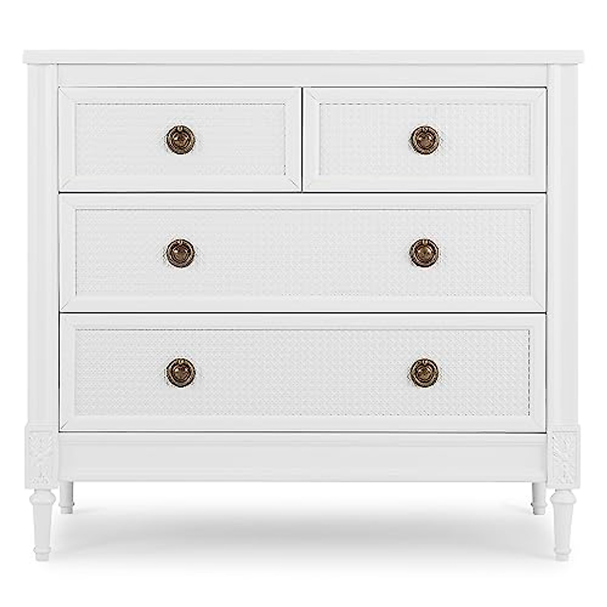 Delta Children B0CBQTYG76, Dresser w Interlocking, Bianca White