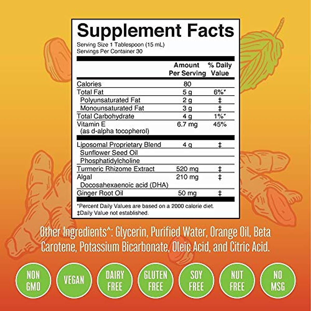 Turmeric & DHA Liposomal & Vitamin C Liposomal Bundle by MaryRuth's | Enhanced Absorption Supplement for Cognitive Maintenance, Mood Enhancement, Joint Health | Vitamin C, Immune Support for Adults