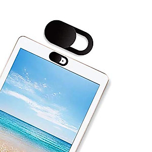 Black Privacy Covers,Webcam Cover Slide for Laptops Phone, PC/Computer, Tablets, Ultra-Thin Camera Blocker Protecting Your Privacy (6 Pack)