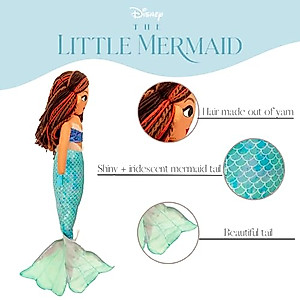 Franco The Little Mermaid Super Soft Plush Cuddle Pillow Buddy, (Official Licensed Product), Ariel