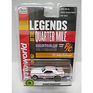 Auto World SC356-3 Legends of The Quarter Mile RAMCHARGERS '71 Challenger HO Scale Electric Slot Car
