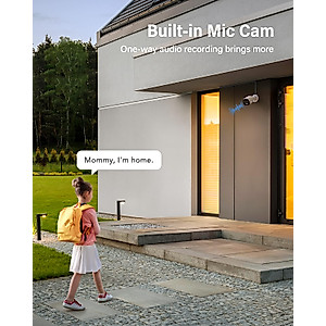 ANNKE 3K Add-On Security Bullet Camera with Full Color Night Vision, 4-in-1 TVI/AHD/CVI/CVBS CCTV Surveillance Wired Cam with Built-in Mic, 2.8mm Lens, IP67 Weatherproof, (Cable & Adapter Included)
