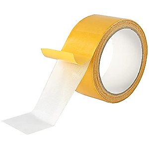 Double Sided Tape Heavy Duty Mounting Tape, 1.8 in x 33 FT (10m) Two Sided Thin Self Adhesive Tape High Tack, Universal Clear Removable Double Sided Tape with Fiberglass Mesh, 1 Pack