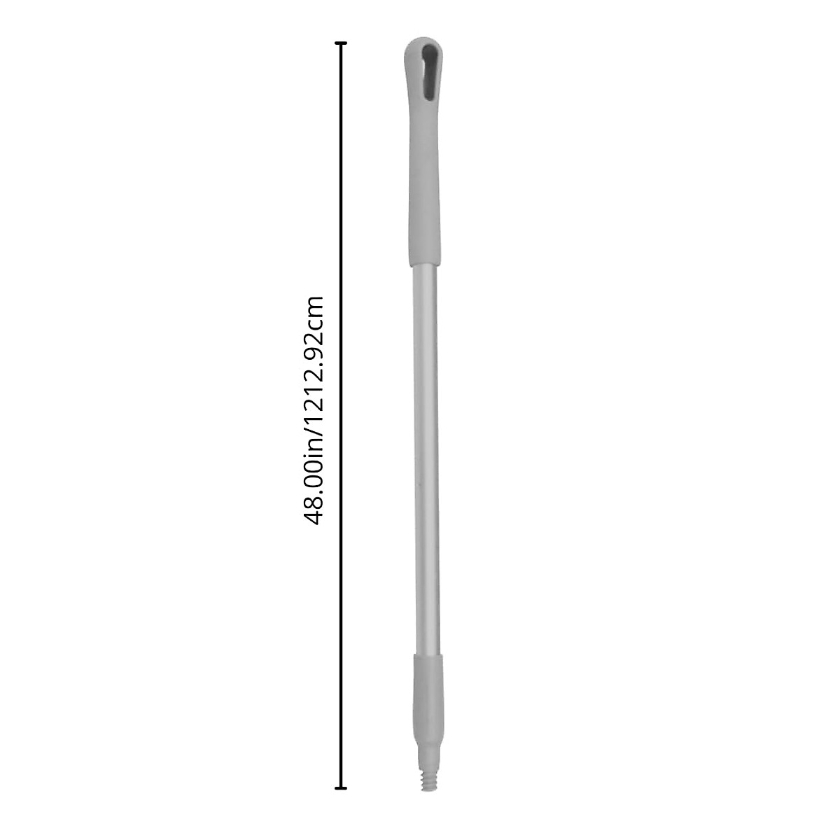 SPARTA Adjustable Aluminum Broomstick, 48” Mop and Broom Handle Replacement with Color-Coded System for Environments with Harsh Cleaning Agents, Aluminum, 48 Inches, Blue