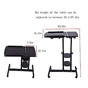 Zewuai Home Office Desk Can Be Raised and Lowered Folding Computer Desk 64cm40cm -U.S. Shipping