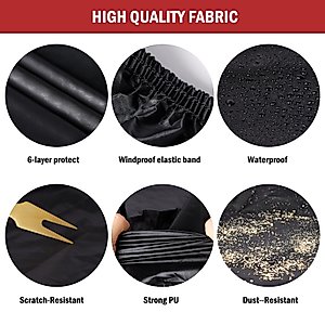 Custom Fit for Model 3 Car Cover 2017-2023 Waterproof All Weather Protection Full Exterior Cover Rain Snow UV Protection with Door Zipper Charging Port