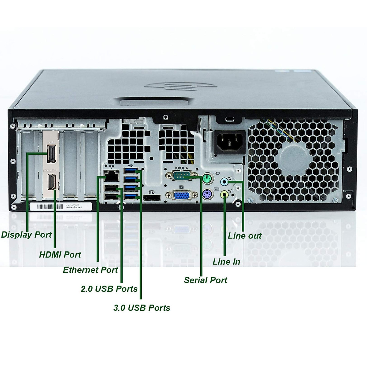 HP Elite 8300 Small Form Computer Desktop PC, Intel Core i5 Processor, 8GB Ram, 256GB M.2 Solid State Drive, WiFi & Bluetooth, HDMI, Nvidia GeForce GT 1030 2GB DDR5, Windows 10 (Renewed)