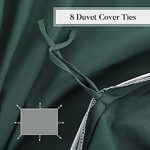 SNOWMAN Duvet Cover Queen Size,3 Pieces Bedding Sets,1200Thread Count 100% Egyptian Cotton Comforter Cover with 2 Pillowcases Ultra Soft&Breathable(Blue,90x90Inches)