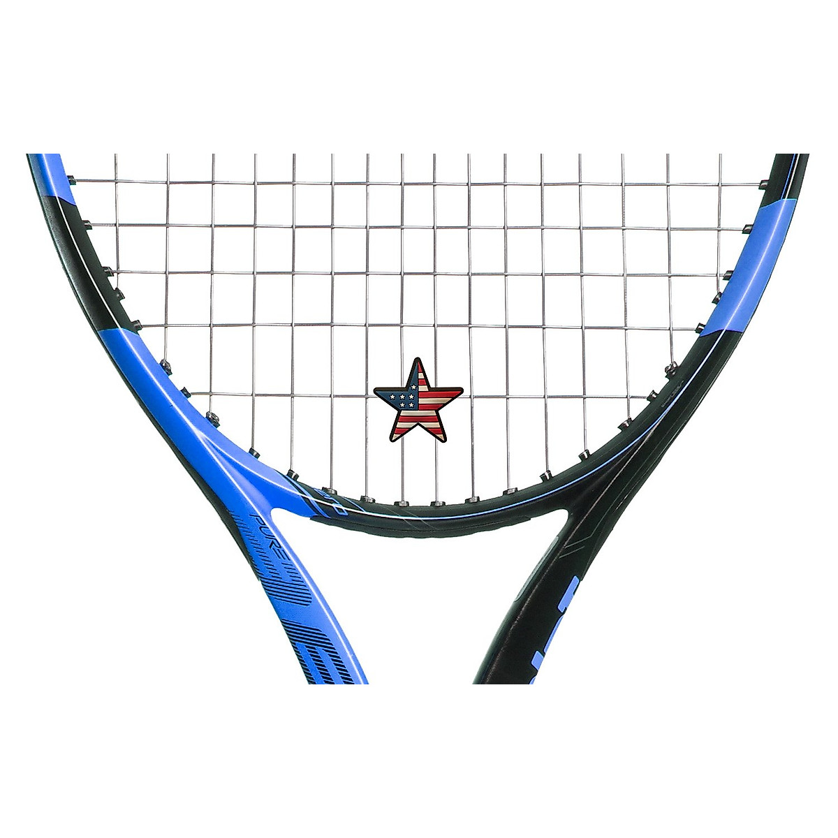 Racket Expressions - Tennis Dampener String Shock Absorber for Racket - Tennis Racket String Dampener, Tennis Dampers, Tennis Themed Gifts, Tennis Accessories - Pack of 2 American Flag Star