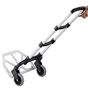 TimmyHouse Capacity 176 Lb Folding Hand Truck Cart Dolly Push Pull Box Moving Lightweight