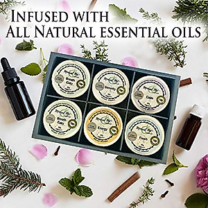 Shower Bombs Aromatherapy - Shower Steamers with Organic Essential Oils for Vaporizing Steam Spa, Relaxation and Stress Relief. Vapor Shower Tablets, Shower Melts - Self Care Gifts for Women and Men