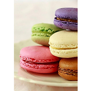 Webake Macaron Silicone Mat Set of 2, Macaroon Baking Mat 54-Cavity, Silicone Template Sheet Baking Pan Liner for Cookie, Pastry Making(Green)