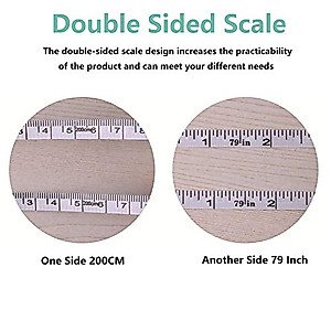 Tape Measure,3 Pack Soft Sewing Tape Measure for Body Measuring, 79 Inchs Mini Measurement Tape,Premium Retractable Fabric and Cloth Tape Measure, Handy (Pink/Green/Blue)