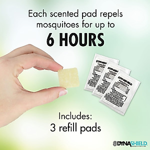 DynaShield DS1000-MSSR Outdoor Mosquito Deterrent Device - Uses Natural Essential Oils - No DEET
