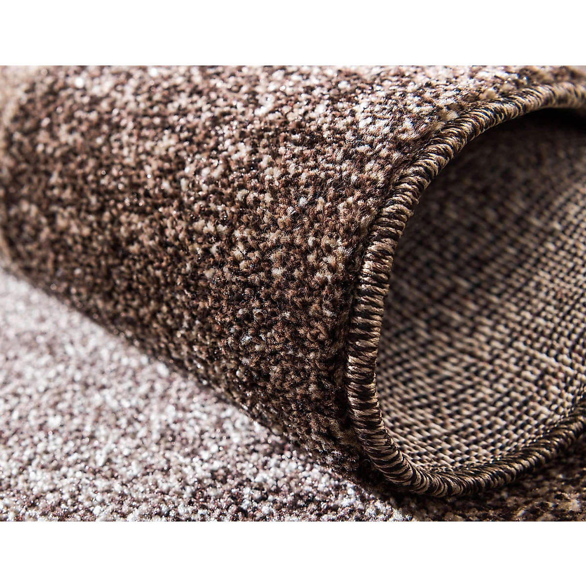 Unique Loom Del Mar Collection Area Rug - Abigail (2' 7" x 10' Runner, Light Brown/ Beige)