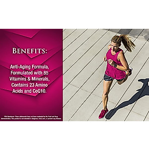 Premium Liquid Multivitamin for Women | Sugar Free Women’s Multivitamin | 100+ Vitamins, Minerals & Herbs Promote Anti-Aging, Heart, Brain & Bone Health |98% Absorption Rate | Non-GMO | 32 Serv