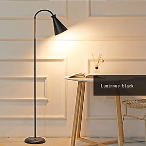 floor standing lamp Industrial Floor Lamp Living Rooms And Bedrooms Standing Adjustable Head Indoor Pole Lamp Rustic Farmhouse Reading Lamp Bedrooms Standing Adjustable Night Light large floor lamp