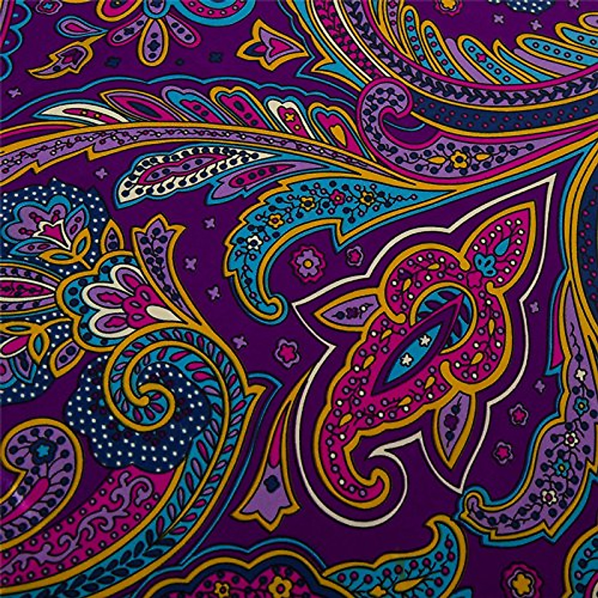 YOUR SMILE Polyester Scarf Women’s Fashion Pattern Large Square Satin Headscarf Headdress 35''x35'' (Style 506)