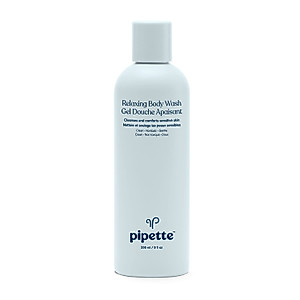 Pipette Relaxing Body Wash - Plant-derived Moisturizing Squalane, Aromatherapeutic Citrus & Geranium, Ideal Pregnant Mom Gifts or Pregnancy Gift, 8 fl oz