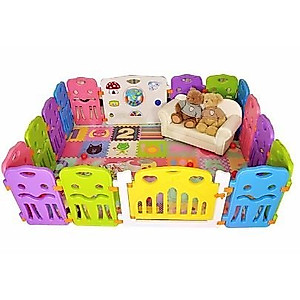 Lil' Jumbl Baby Playpen Extra Part Small (13.5" x 23.5") - Set of 2 - Purple