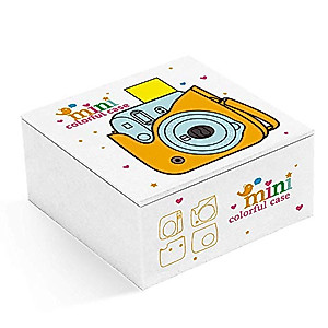 Phetium Protective Case Compatible with Instax Mini 11 Instant Camera, Soft PU Leather Bag with Pocket and Removable Shoulder Strap (Alpaca Blue)