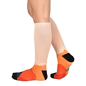 Sierra Socks Arizona Heat Pattern CoolMax Socks, Nature Collection for Men & Women Crew Socks