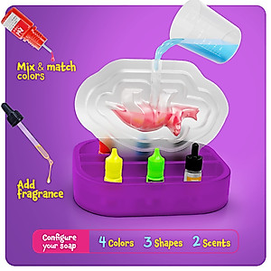 Dino Soap Making Kit For Kids, Dinosaur Science Toys Kits, Easter Gifts For Kids All Ages, DIY Activities Craft Kits - Art Crafts Gift Set For Boys And Girls, Kid Age 3 4 5 6 7 8 12 Year Old Boy