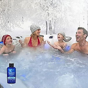 Waters Choice 2 oz. Enzyme Concentrate-6 Month Supply, All-Natural Spa Water Care, Hot Tub Cleaner, Premium Water Care Treatment, No Harsh Spa Hot Tub Chemicals, Gentle on Eyes, Hair and Skin