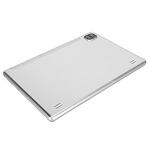 Honio Smart Tablet, Dual Camera 8800mAh Octa Core CPU WiFi Tablet 6GB+128GB Storage Reading (Silver)