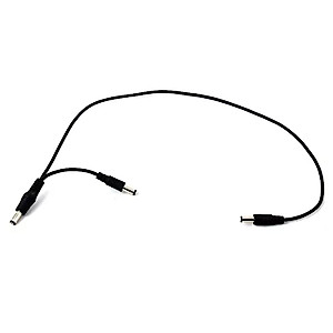 Voodoo Lab Pedal Power 18-Volt Y Cable - 18" Str-Str Y 18v Black