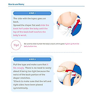 Baby Pull Up Pants Size XXXL (40-77 lb) Girls 14 Count – Moony Pants Bundle with Americas Toys Wipes – Japanese Diapers – Safe Materials, Indicator Prevents Leakage, Soft for Tummy Packaging May Vary