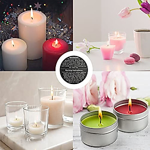 1000 PCS Candle Warning Labels, 1.5inch Round Candle Safety Labels Sticker for Candle Making DIY Candle Jars (Black)