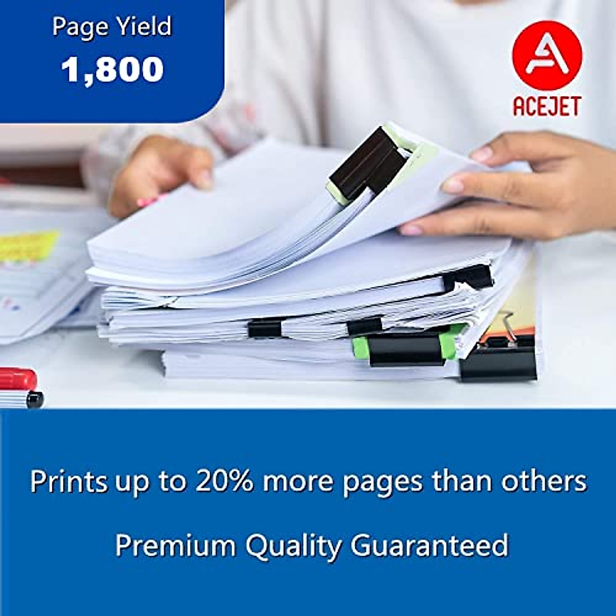 ACEJET Compatible 047 Black Toner Cartridge Replacement for Canon 047 ImageCLASS LBP113W MF113W MF110/LBP110 Series, i-SENSYS LBP113W MF113W MF110/LBP110 Series Printer (Black, 2Pack)