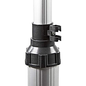 Comfort Zone Fixed Base Heater Stand - All-Weather, Telescopic, Freestanding Aluminum Standing Pole for Patio Warmer - Steady, Lightweight & Heavy Duty Aluminum Body, Adjustable Height, CZPHS1