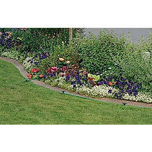 Rocky Mountain Goods Hose Guide Spike - Keeps Garden Hose Out of Flower beds - Zinc Coated Rust Free Long Metal Spike - Sturdy Heavy Duty Design - Color Blends with Yard (1)