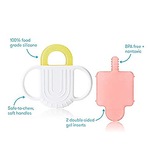 Frida Baby Not-Too-Cold-to-Hold BPA-Free Silicone Teether for Babies