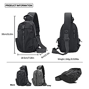 Honebear Crossbody Sling Backpack Sling Bag Sling Crossbody Backpack Shoulder Bag for Men Women, Lightweight One Strap Backpack Sling Bag