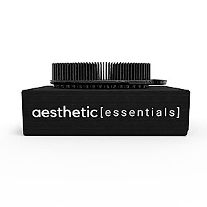 Aesthetic Essentials - The Body Scrubber, Black Premium Silicone Scrubber, Exfoliate and Nourish Your Skin, Long Lasting, The Better Way to Clean