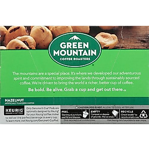Green Mountain Coffee Roasters Hazelnut Keurig Single-Serve K-Cup pods, Light Roast Coffee, 12 Count