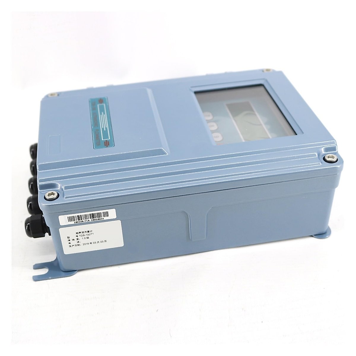 Flow Control Meter TDS-100F Water Flowmeter with M2 (DN50~DN700mm, 0-160℃) Transducer Sensor, Handheld Digital Liquid Ultrasonic Flow Meter Used in Petroleum,Food, Etc.