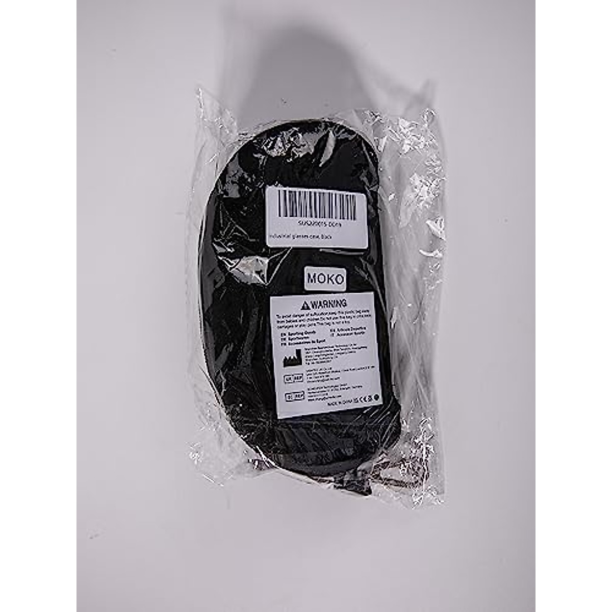 MoKo Storage Case for Safety Sunglasses, EVA Semi Hard Shell Sunglasses Case with Belt Clip, Scratch-Resistant Protective Eyeglasses Carrying Case, Black