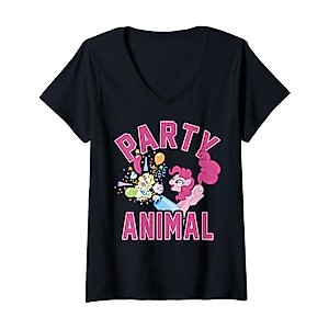 My Little Pony: Friendship Is Magic Pinkie Pie Party Animal V-Neck T-Shirt