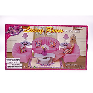 Gloria Dollhouse Furniture Living Room Playset