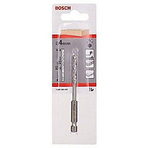 Bosch 2608595520 Wood Twist Drill Bit Hex Shank 4mmx3.46In