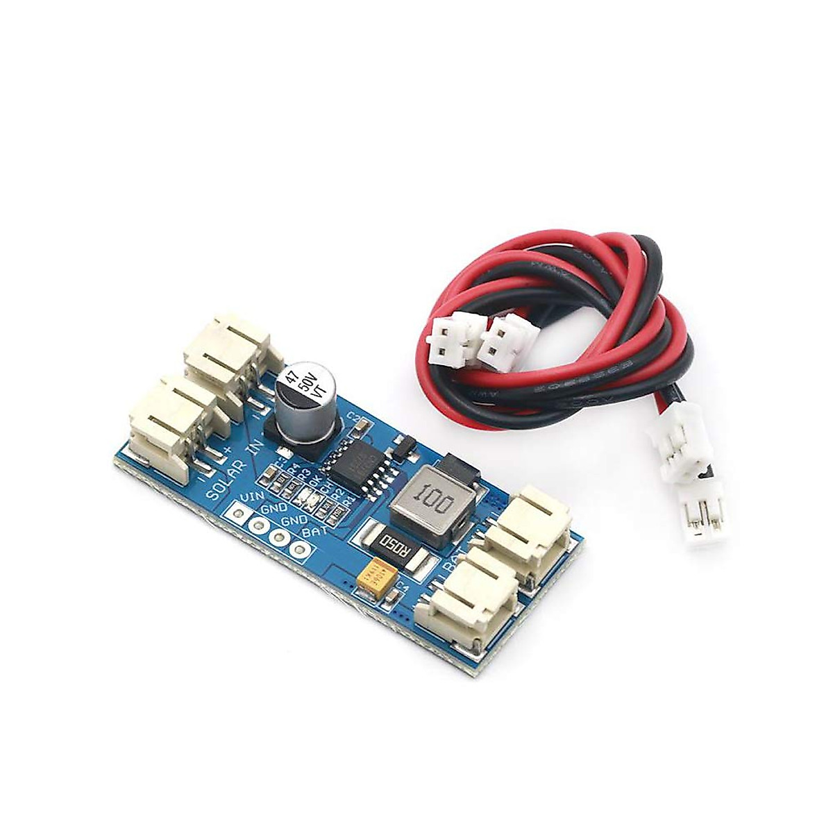 Taidacent CN3791 Solar Chargers MPPT Solar Battery Charger 6V 12V MPPT Solar Charge Controller 3.7V 4.2V 2A Li Battery Charging Board Module (6V)